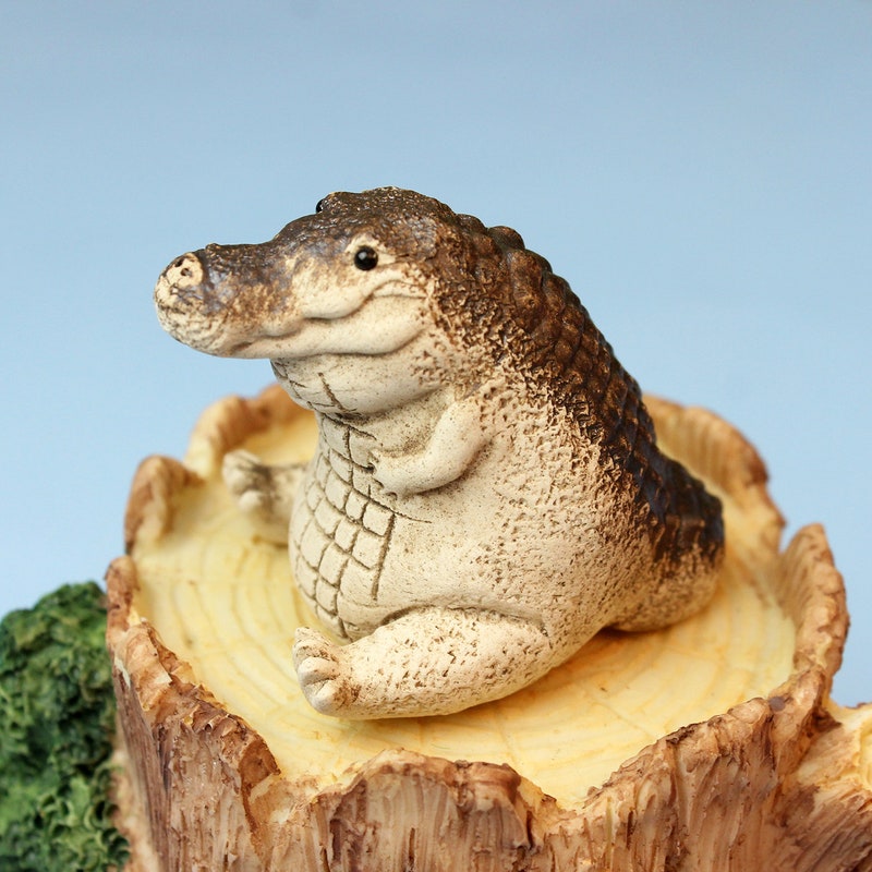 Alligator Figurine - Etsy