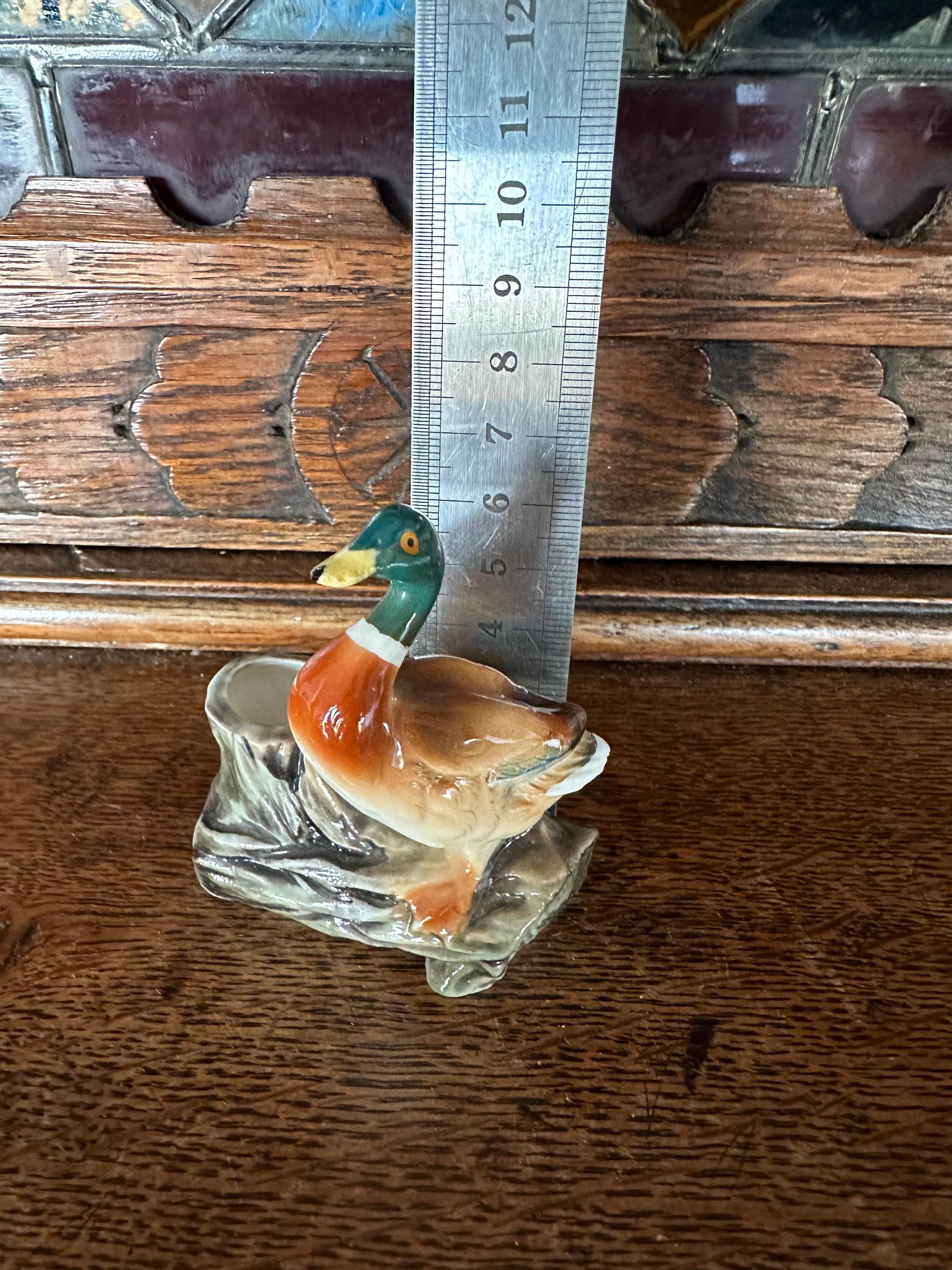 Vintage 1960s Duck Mallard Vase or Planter for Small Plant, Bud or ...