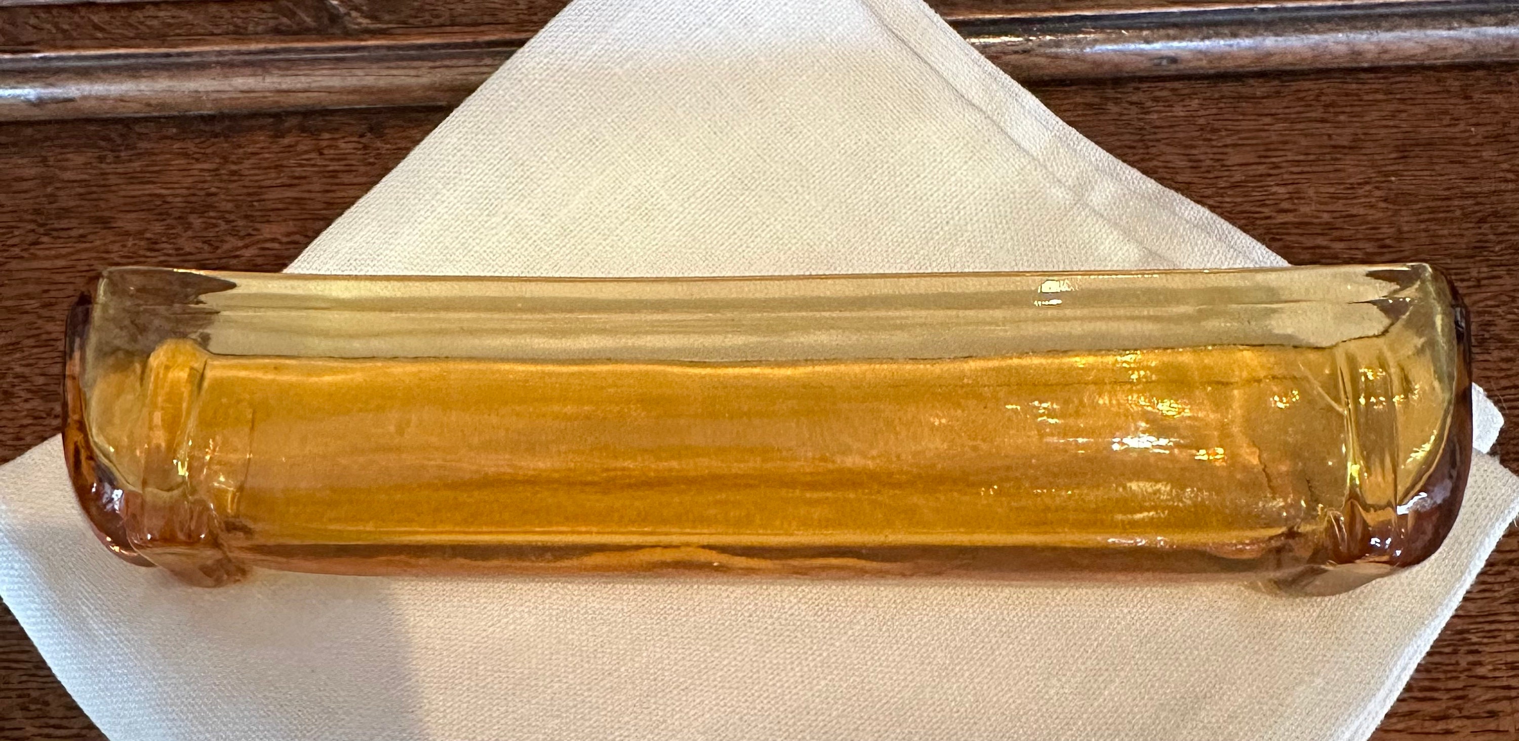 Vintage Depression Glass - Amber Float Tray/trough - Made in England - Etsy