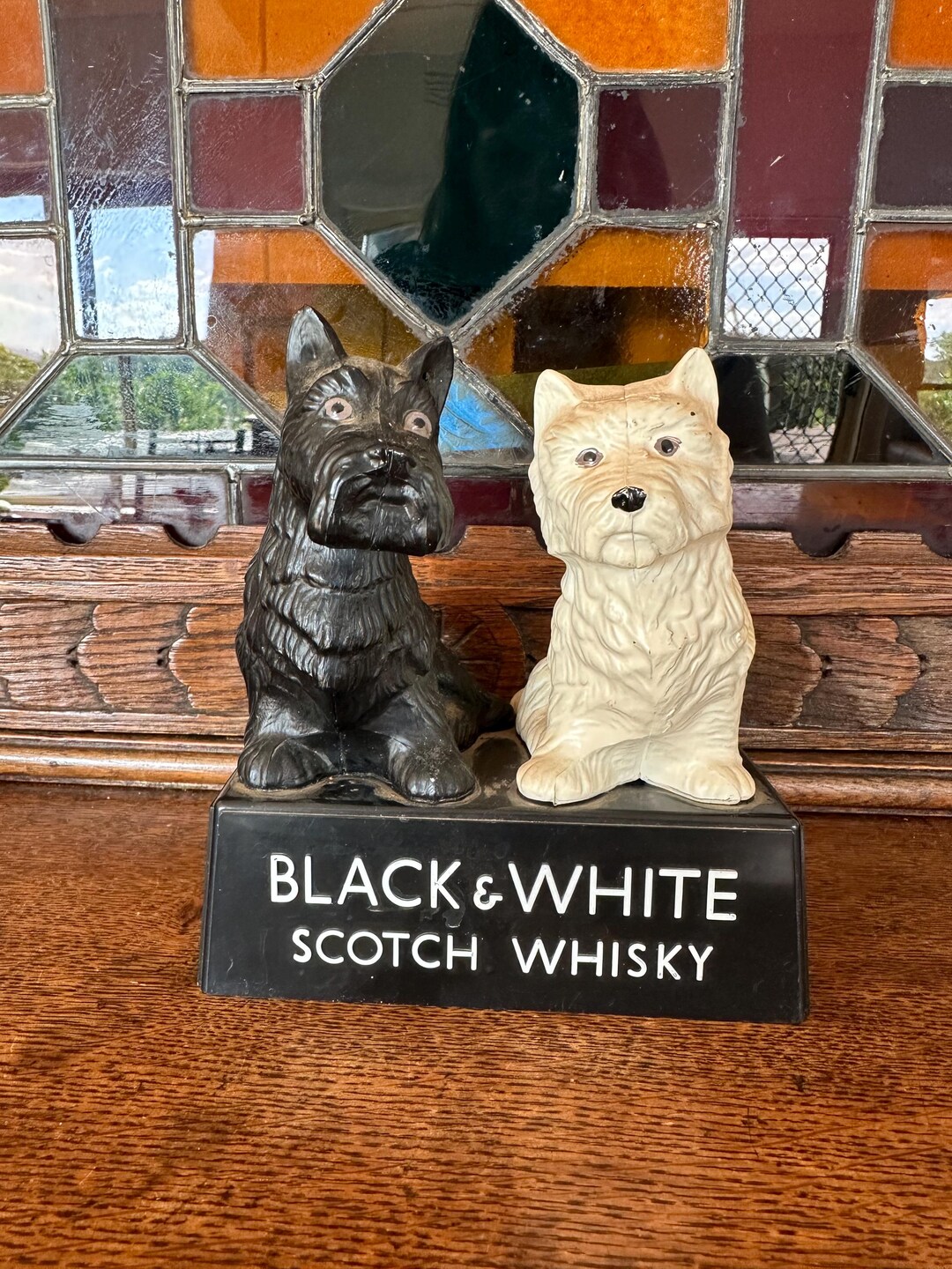 1940s Black & White Scotch Whiskey Scotty Dog Advertising Figurine ...