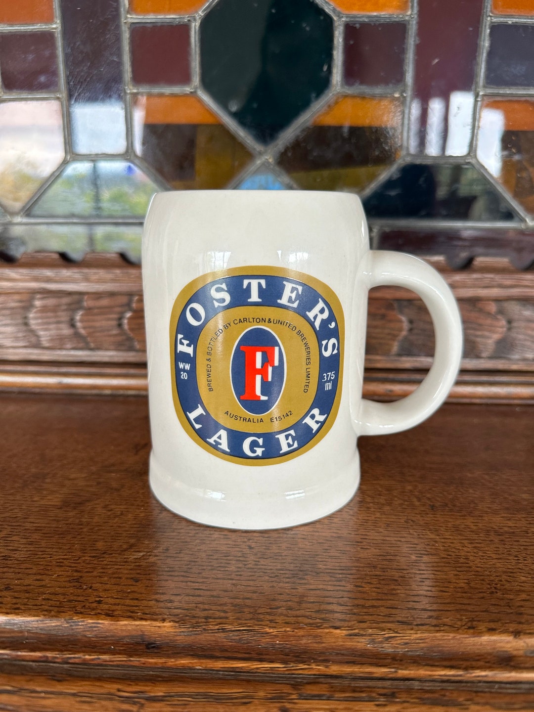 Foster's Lager 1980s Beer Stein - Westminster Stoneware Australia - Etsy