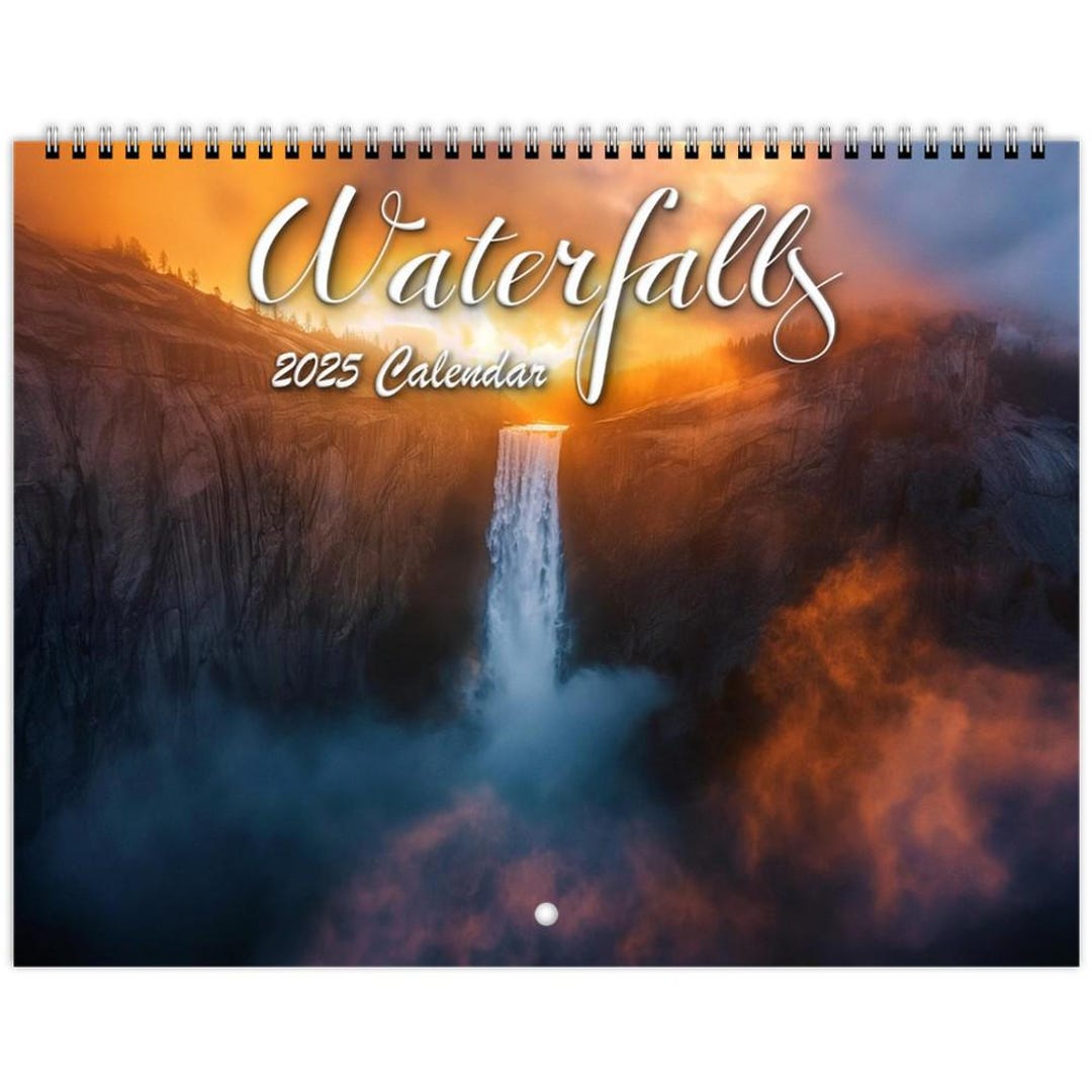 Waterfall Wall Calendars 2025 (US & CA) - Etsy