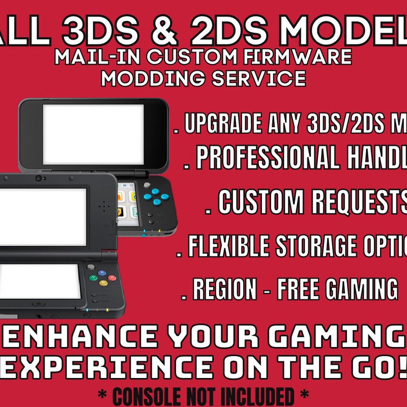 Modded 3ds Xl - Etsy