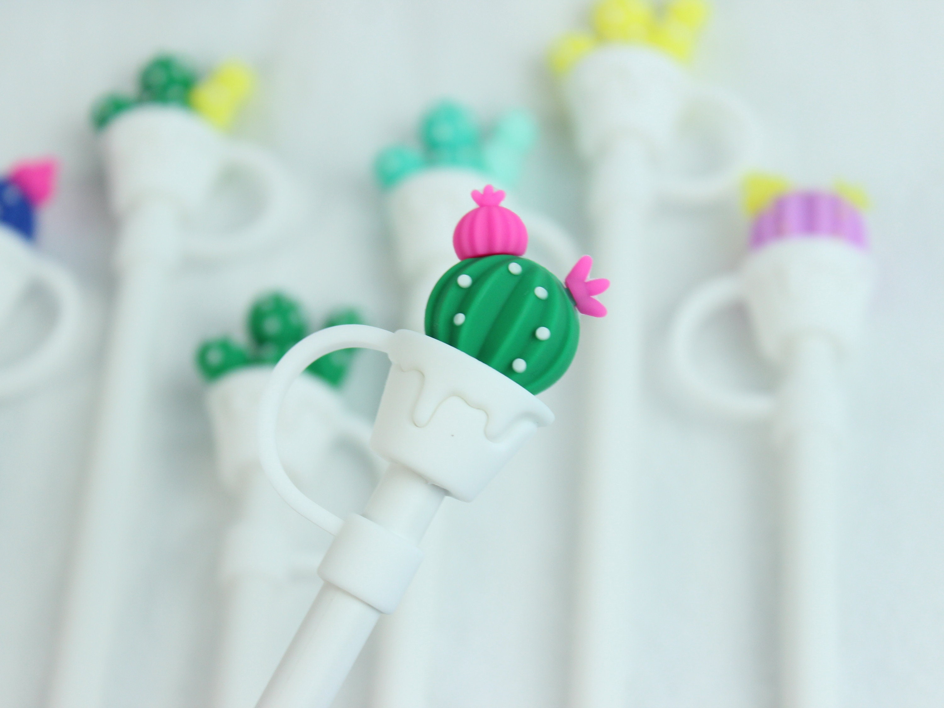 Stanley Straw Toppers-cactus/prickly Pear Straw Toppers-stanley ...