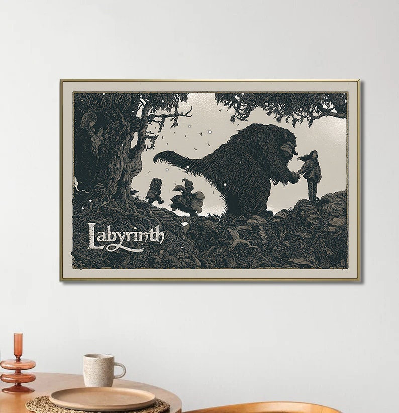 Labyrinth Poster Canvas Print Home Decor Wall Art - Etsy