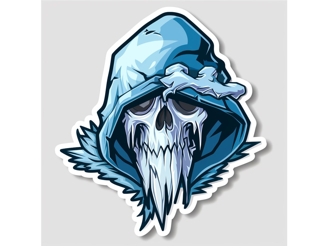 Frozen Skull Cutout PNG, Download Instantly - Etsy