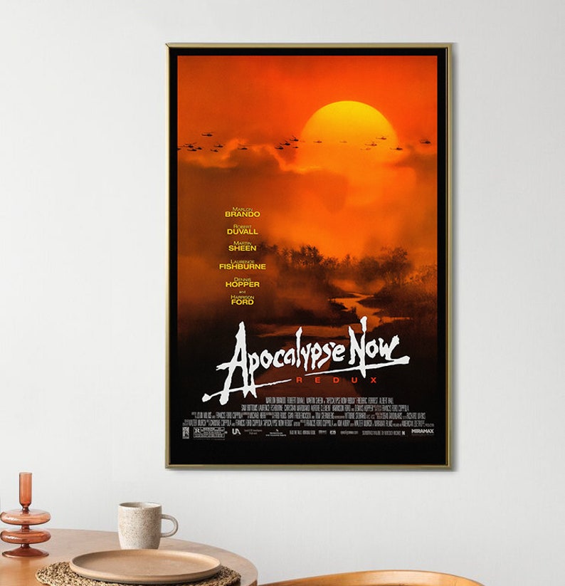 Apocalypse Now Classic Movie Poster Canvas Print Home Decor Wall Art ...