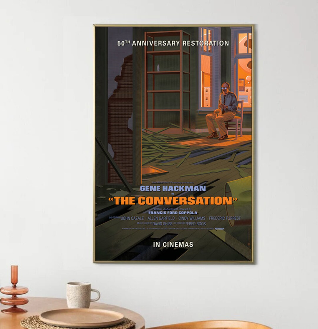 The Conversation Classic Movie Poster Canvas Print Home Decor Wall Art ...