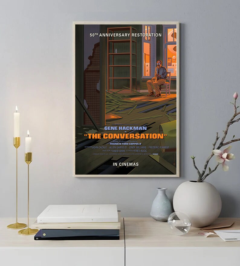 The Conversation Classic Movie Poster Canvas Print Home Decor Wall Art ...