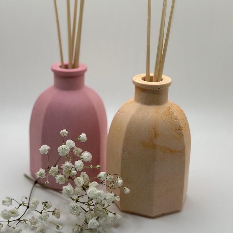 Handmade Concrete Reed Diffuser | Minimalist Home Fragrance - Etsy