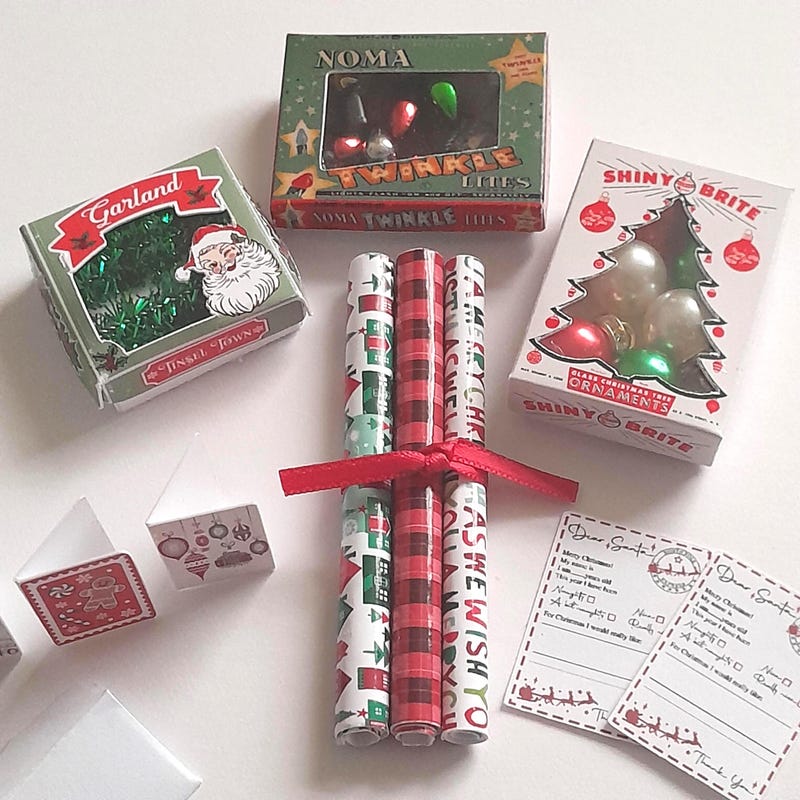 1/12 Scale Stockings - Etsy UK