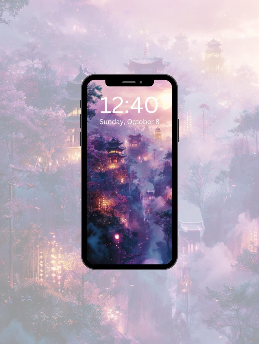 Mystical Mountain Good Luck Charm Phone Wallpaper - HD Feng Shui Decor ...
