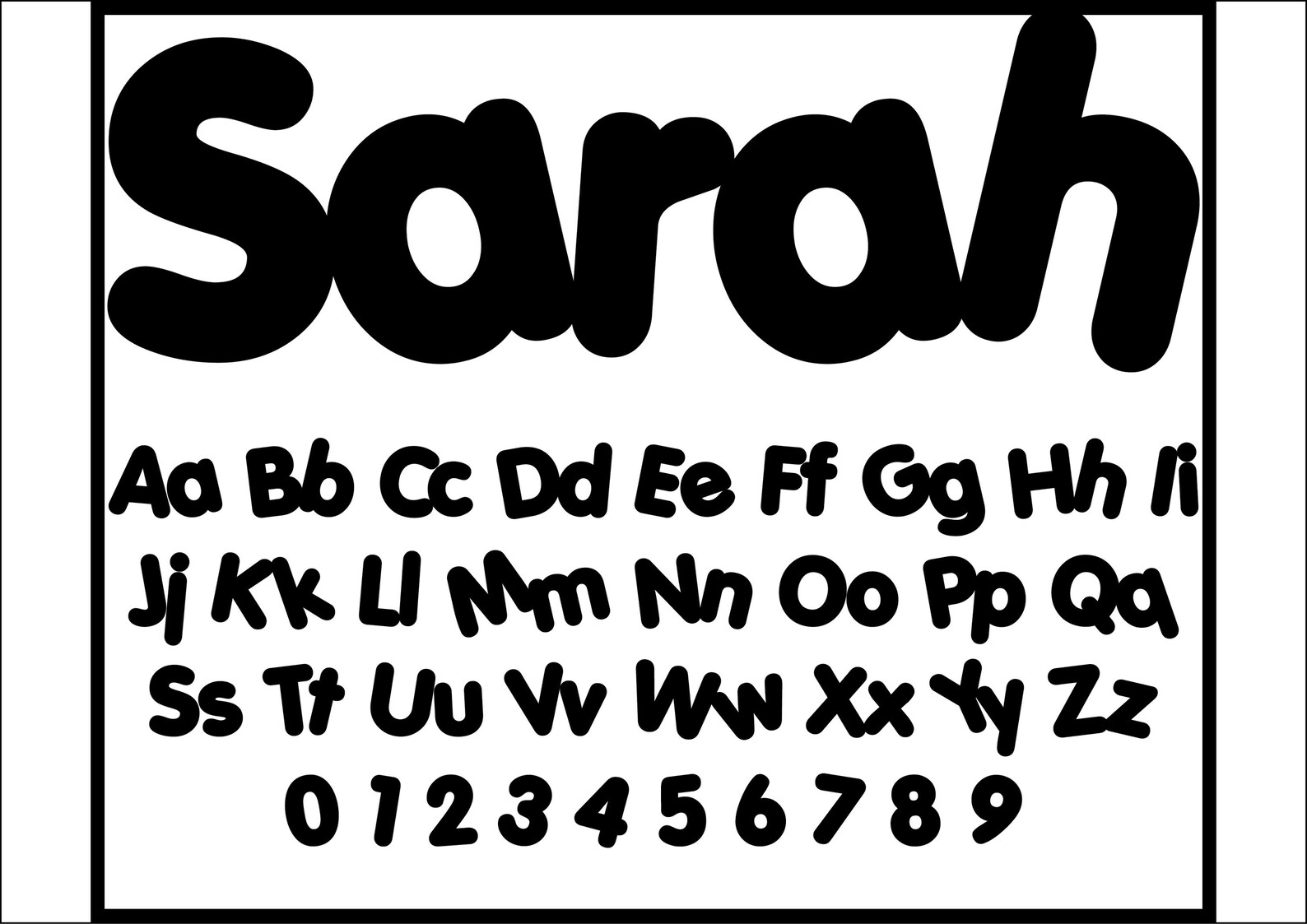 Sarah Font, Handwritten Script Font, Cricut Fonts, Calligraphy, Modern ...