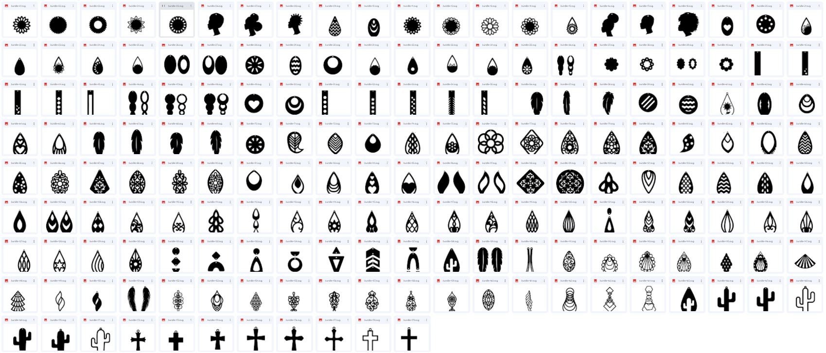 3000+ Earring SVG Bundle Earrings Svg Leather Earrings Svg Teardrop ...
