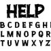 Spooky Font, Dripping Elements Included, Halloween Font, Font Bundle ...