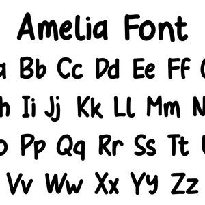 Amelia Font, Marker Pen, Marker Alphabet, Marker PNG, Alphabet SVG ...