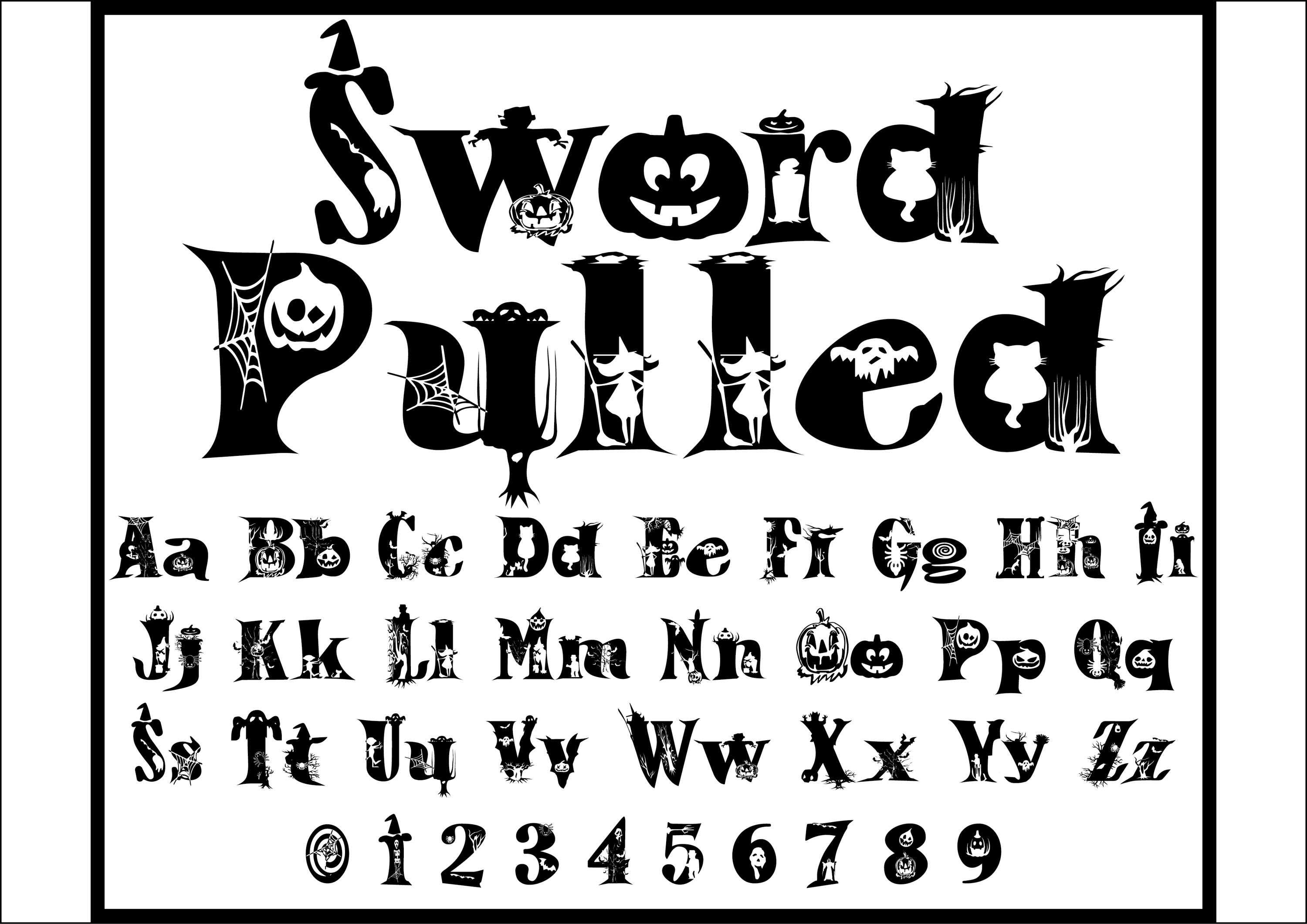 Horror Font SVG, Alphabet SVG, Instant Download, Font SVG, Hallowen Svg ...