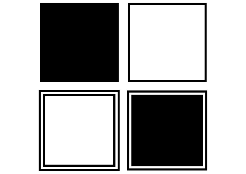 Square Frame SVG, Digital Download, Frame SVG for Commercial Use, Cut ...