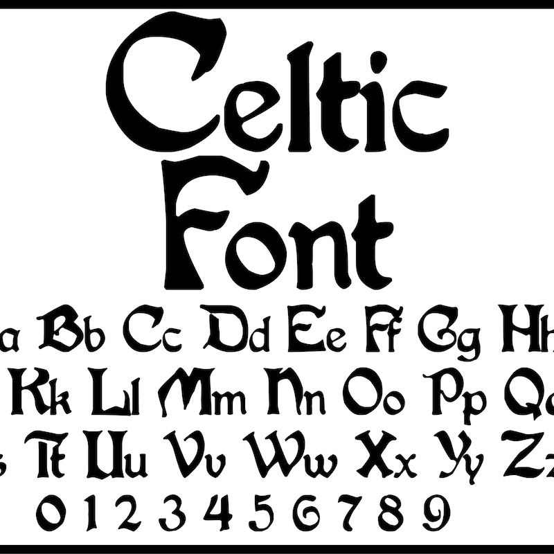 Ireland Style Letters - Etsy UK