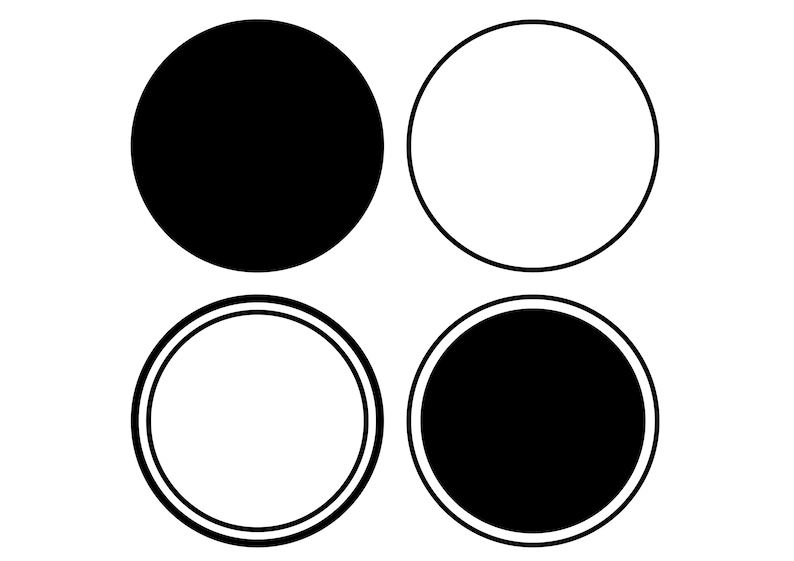 Circle SVG Bundle, Circle Outline SVG, Circle Monogram SVG, Circle ...