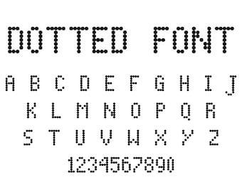 Polka Dot Font SVG, Polka SVG, Polka Dot Alphabet Svg, Font SVG ...