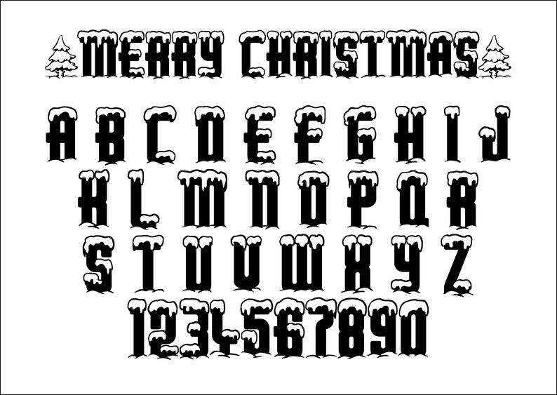 CHRISTMAS SVG Font, CHRISTMAS Font Svg, Christmas Svg Png, Files for ...
