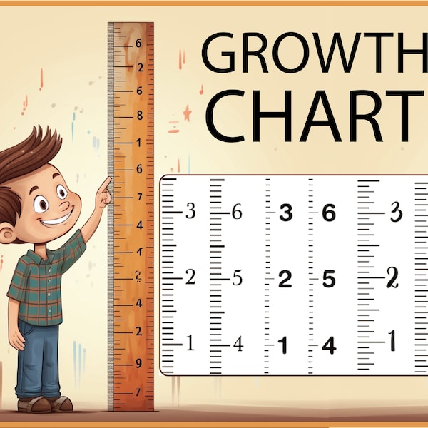 Growth Chart Svg - Etsy