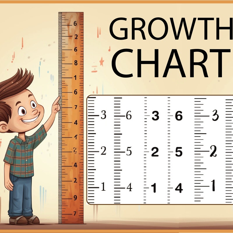 Growth Chart Svg - Etsy