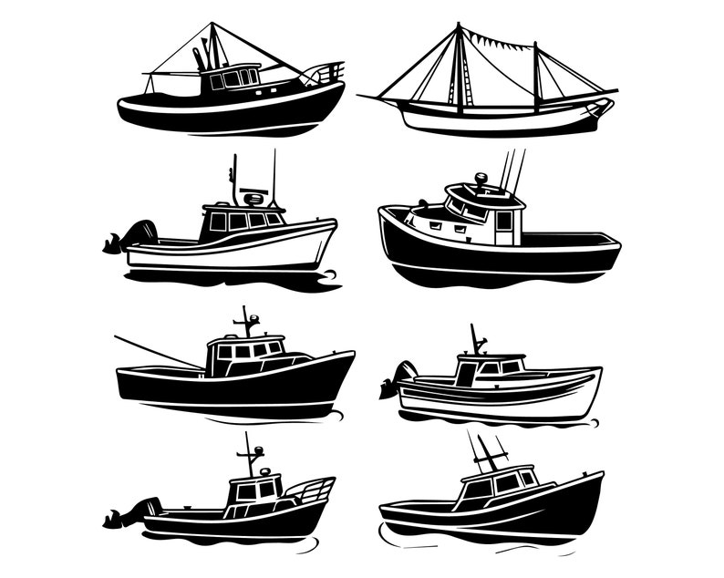 Boat SVG Bundle Sailboat Svg, Ship Svg Png, Speedboat Svg, Cruise Ship ...
