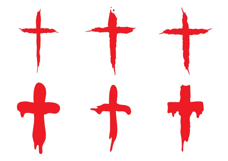 6 Bloody Cross SVG Bundle, Cross SVG Bundle, Cross Svg, Religious ...