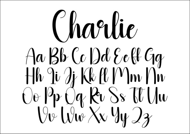 Charlie Font, Handwritten Font, Cricut Font, Goodnotes Font, Planner ...