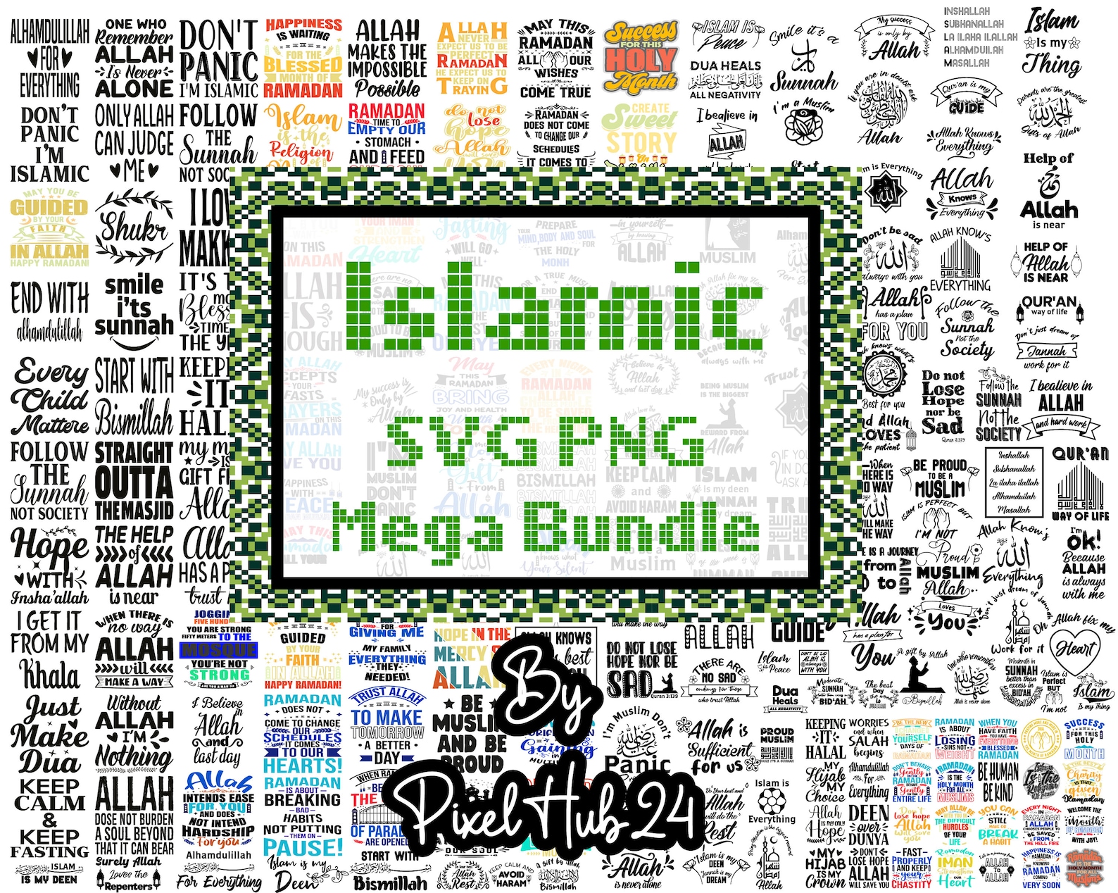 Islamic SVG Bundle, Eid Mubarak Masjid, Ramadan Kareem, SVG Bundle ...