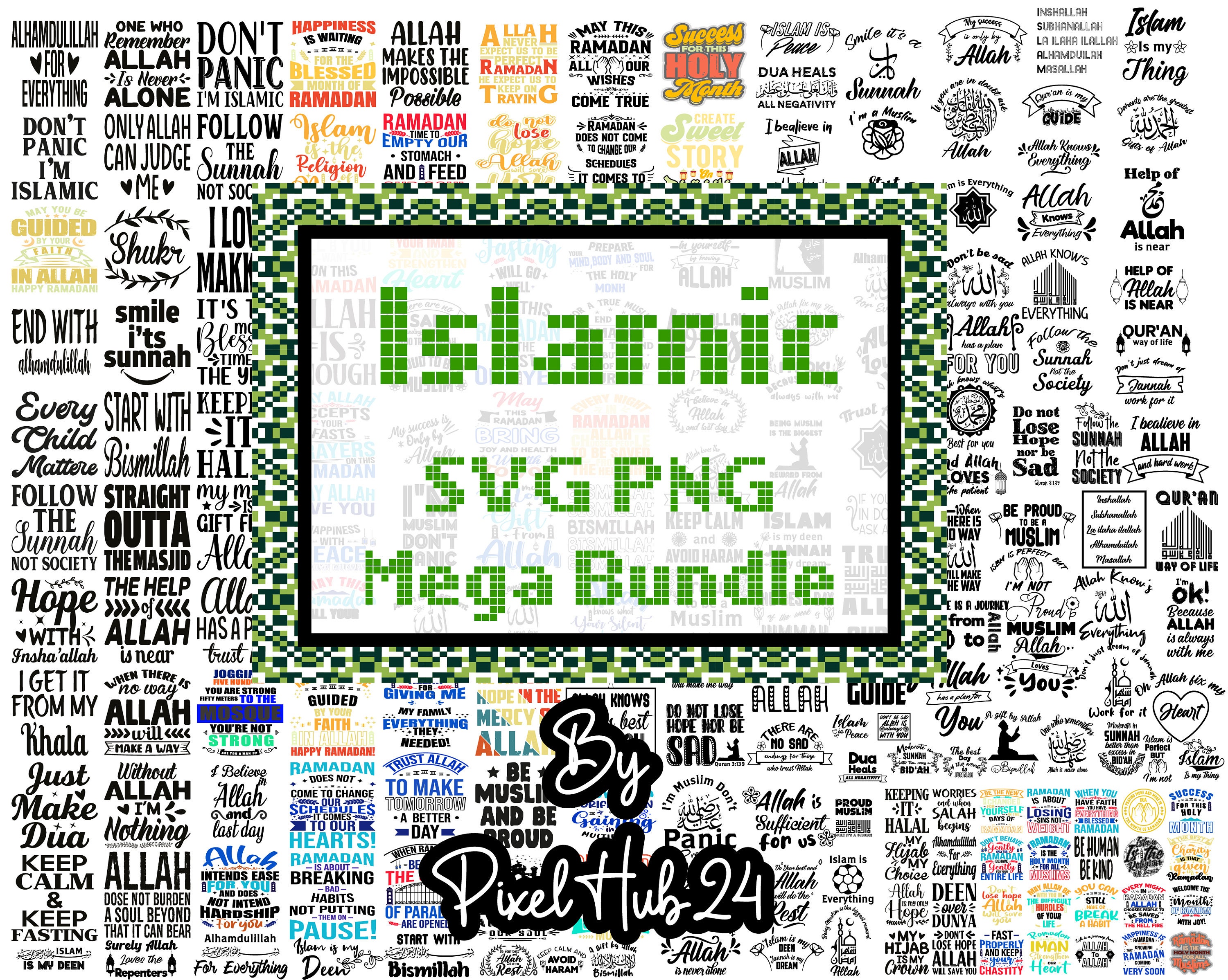 Islamic SVG Bundle, Eid Mubarak Masjid, Ramadan Kareem, SVG Bundle ...