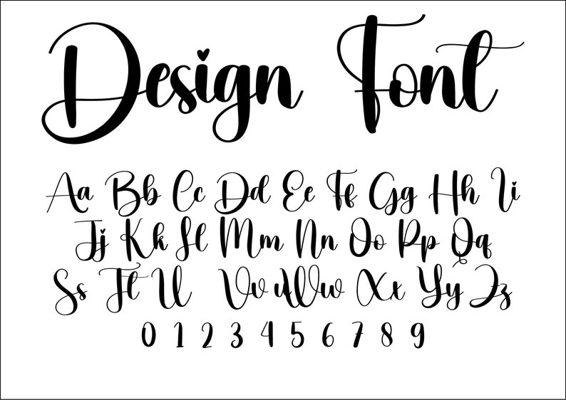 Swirly Fonts, Calligraphy Font, Font, Cricut Font, Modern Font, Font ...