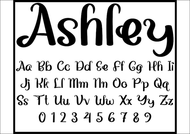 Ashley Font, Serif Font, Modern Font, Cricut Font, Procreate Fonts ...