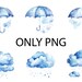 Weather PNG Bundle, Instant Download, Digital Download, Forecast Png ...