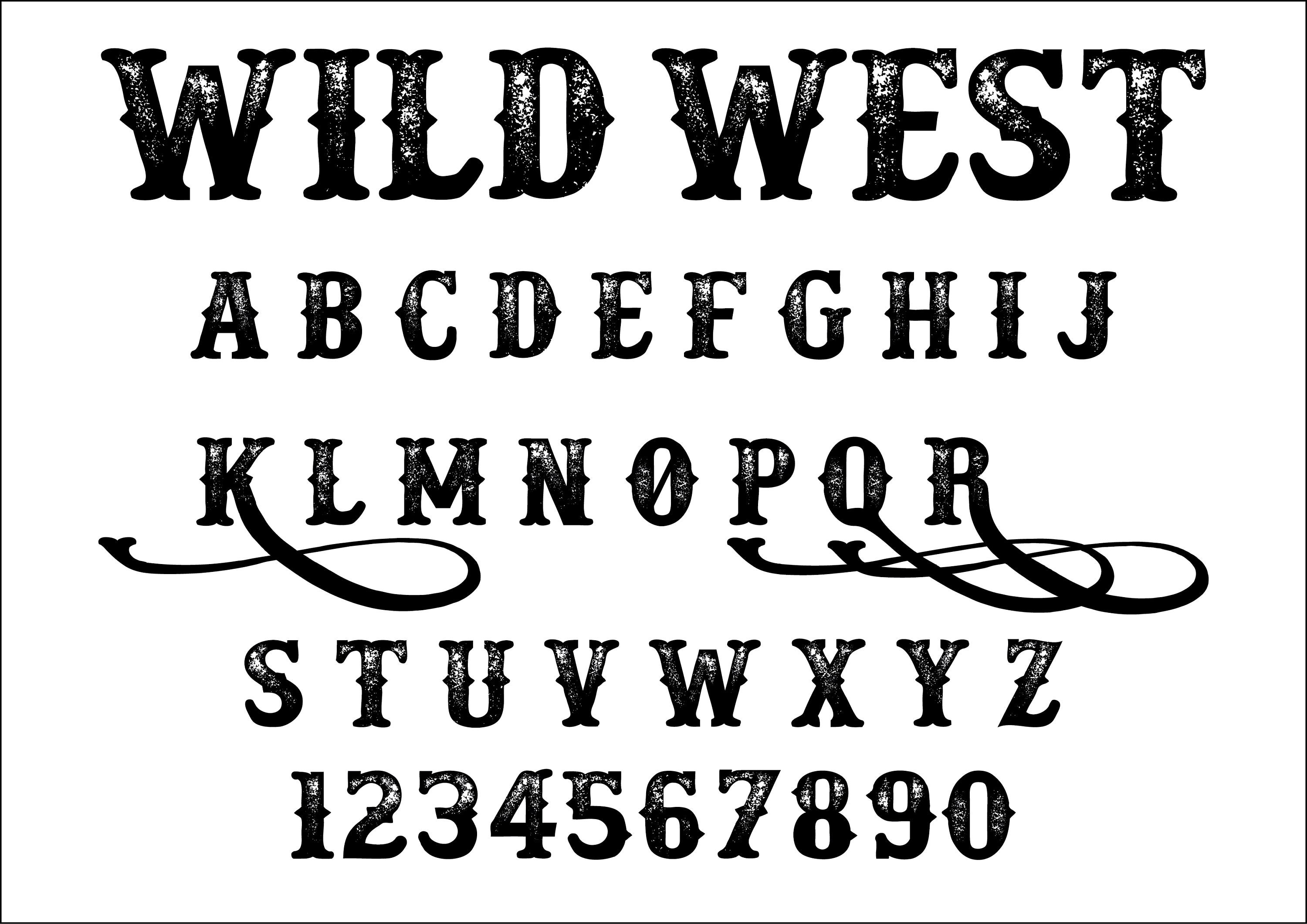 Western Font Svg, Cowboy Font Svg, Cowboy Western Font, Rodeo Font Svg ...