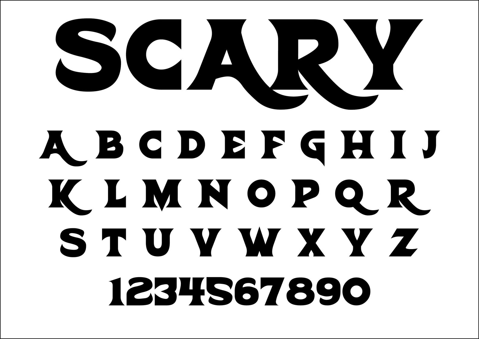 Horror Alphabet SVG, Horror SVG Alphabet, Horror Font SVG, Alphabet Svg ...