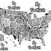 50 USA States SVG Bundle, USA Map Svg, Us States Svg, Usa Map Puzzle ...