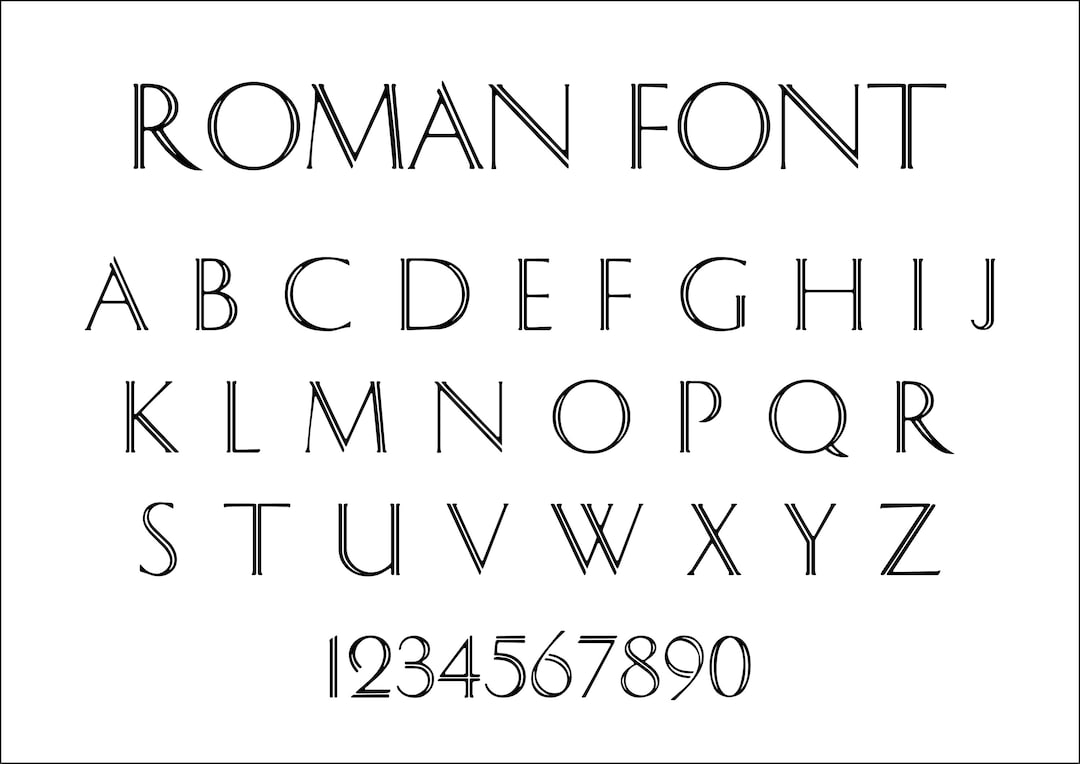 Roman Numerals SVG, Roman Numbers SVG, Numbers Svg, Clock Face, Numbers ...