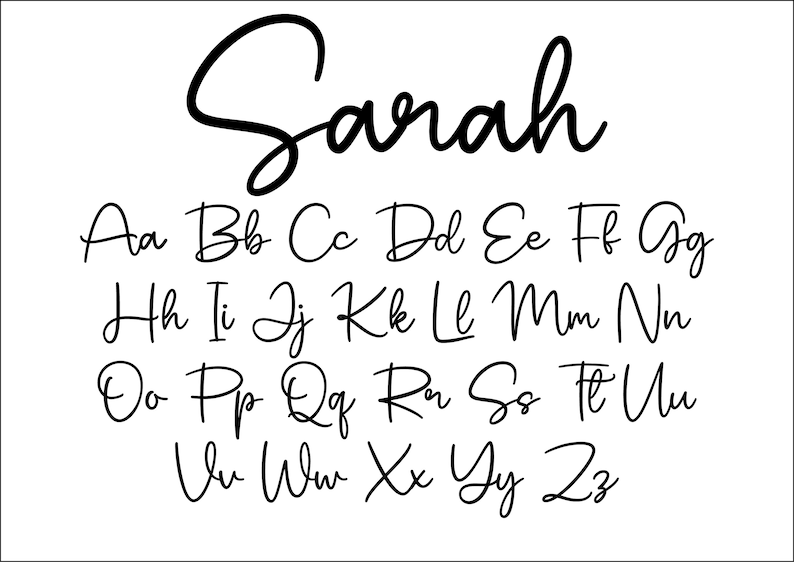 Sarah Bundle, Cute Fonts, Handwriting Fonts, Cricut Font Bundle ...