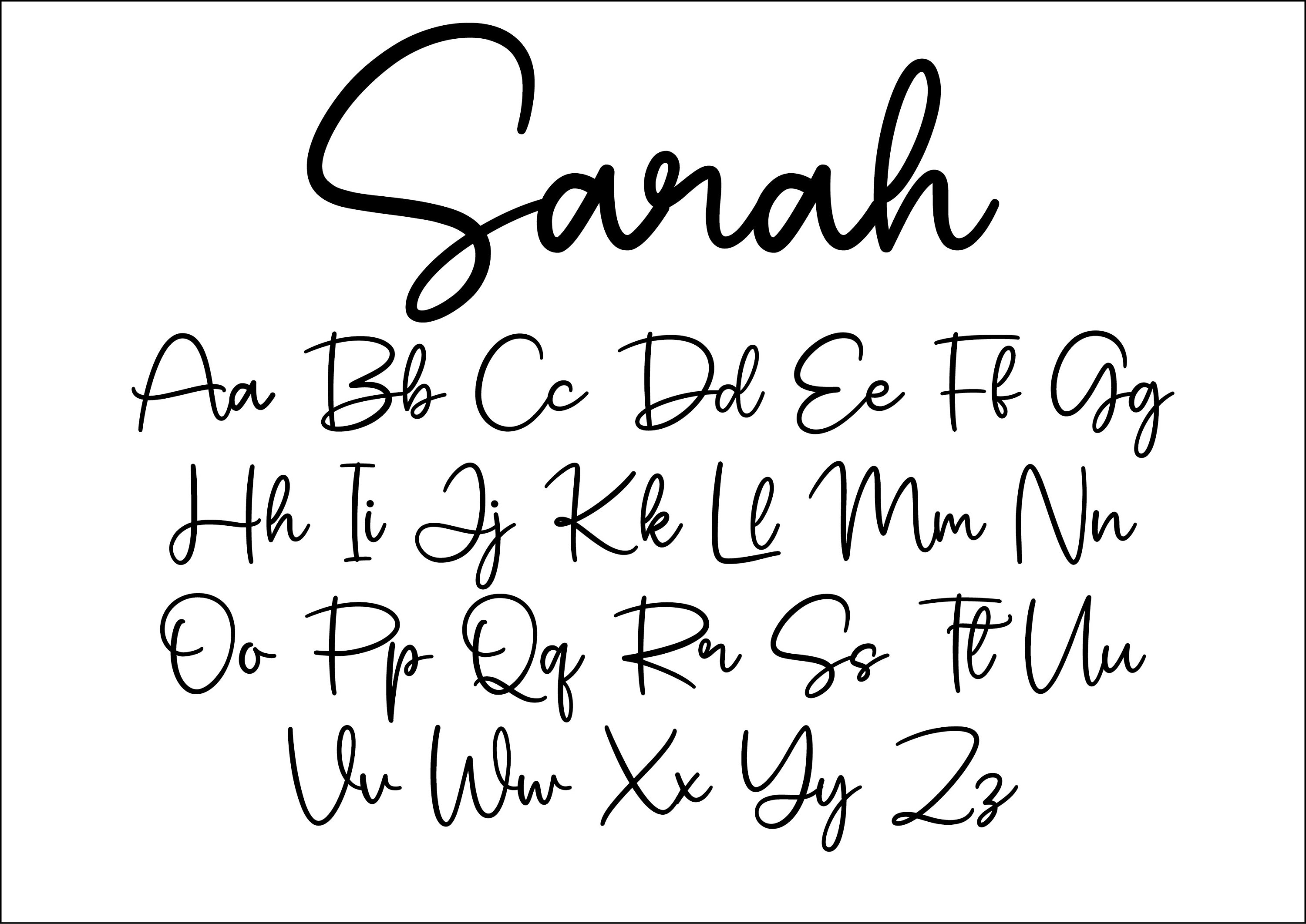 Sarah Bundle, Cute Fonts, Handwriting Fonts, Cricut Font Bundle ...