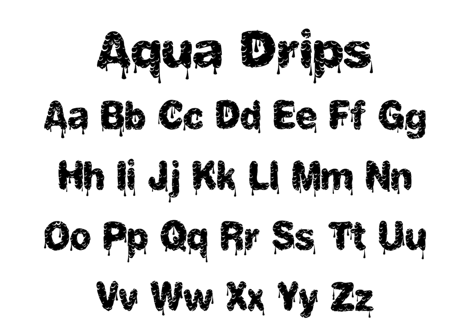Dripping Fonts Bundle, Dripping Font, TTF SVG, Cricut Blood, Dripping ...
