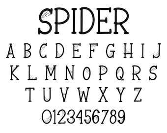 Spider Font PNG, Spider Alphabet PNG, Spider Font, Spider Web Font ...
