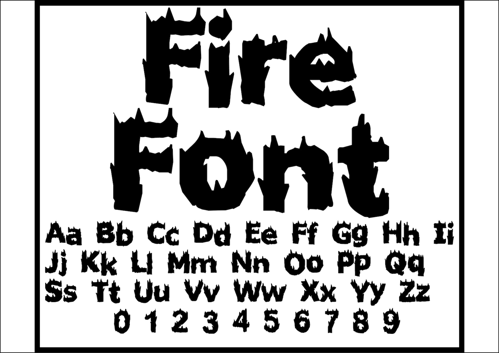 Fire Font SVG, Flame Font SVG, Flame Font, Font for Cricut, Font for ...