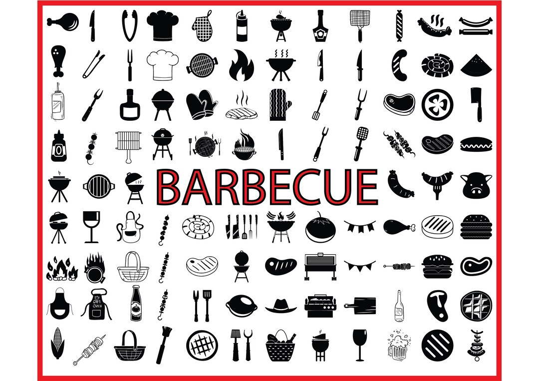 Barbeque SVG Bundle, BBQ Svg Bundle, BBQ Svg, Grilling Svg, Kitchen Svg ...