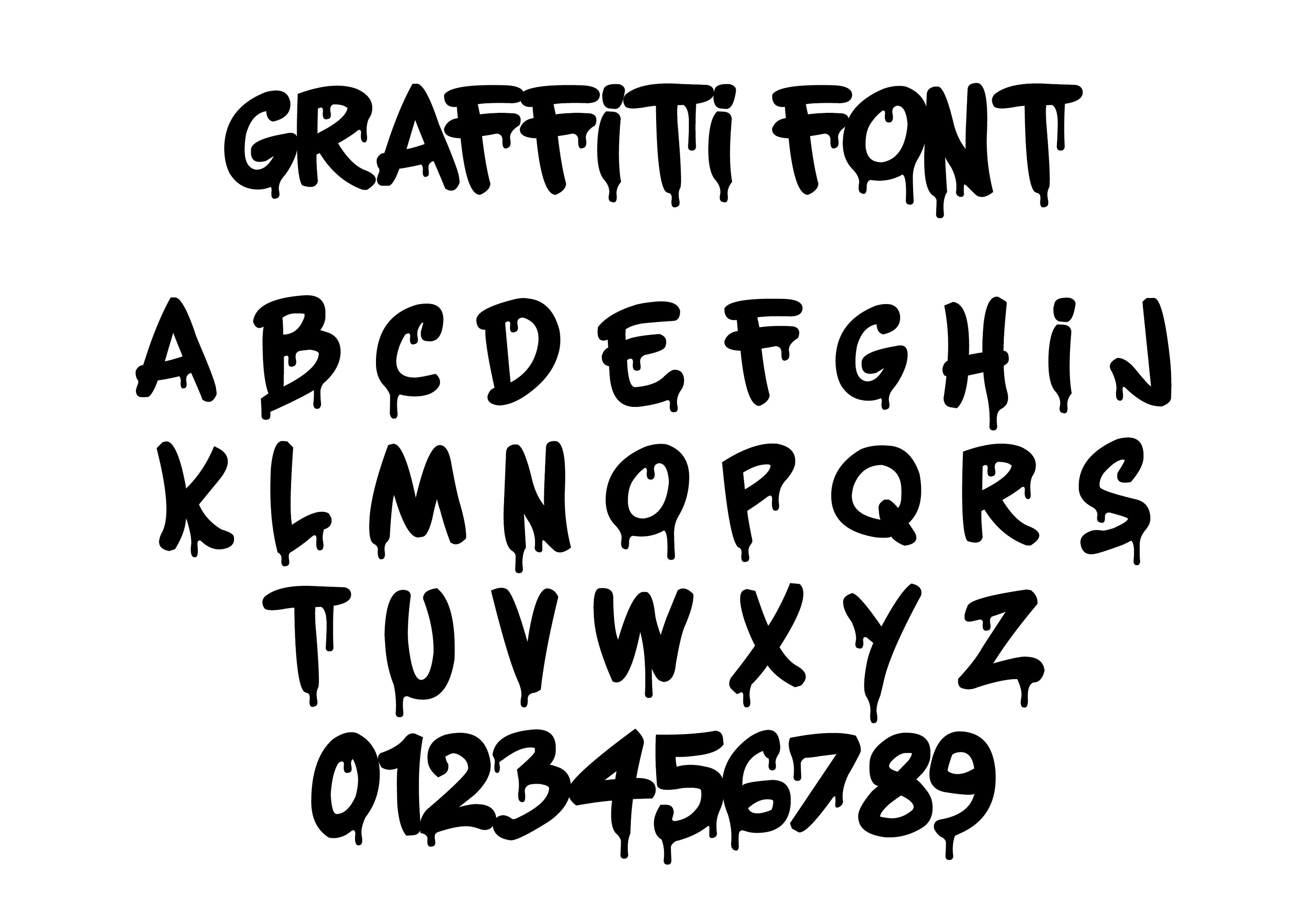 Bold Font, Graffiti Letters, Airbrush Alphabet, Airbrush Font Images ...