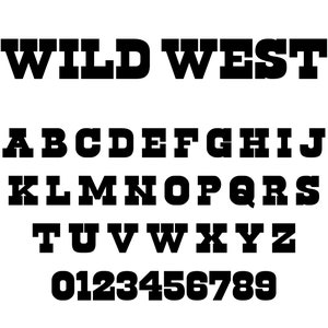 Western Font, Wild West, Font Old, West Font, Western Font, Cowboy ...