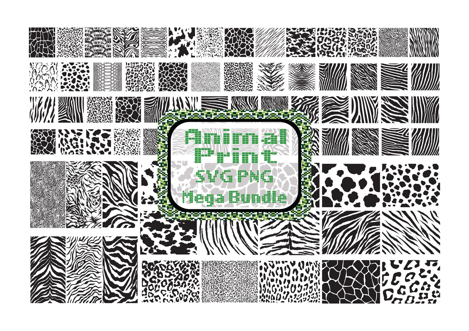 Animal Print SVG, Animal Print Bundle SVG, Instant Download, Animal SVG ...