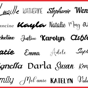 Girl Fonts - Font Bundle, Handwritten Font, Fonts for Cricut, Canva ...